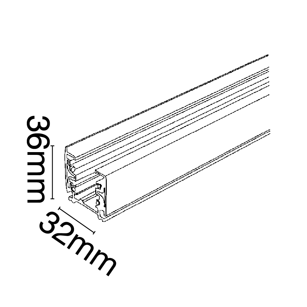 Proton Power & Light - Ραγα Τριφασικη Λευκη (Ανα Μετρο) Vk/19B/W VK ...