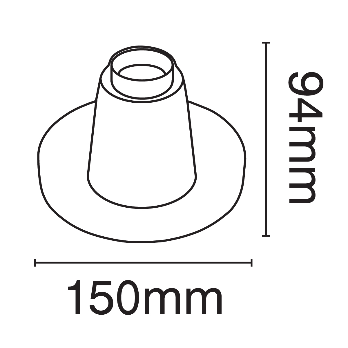 Proton Power & Light - Γριφα Βαση Ντουι Ε27 Φ30 Vk/G30