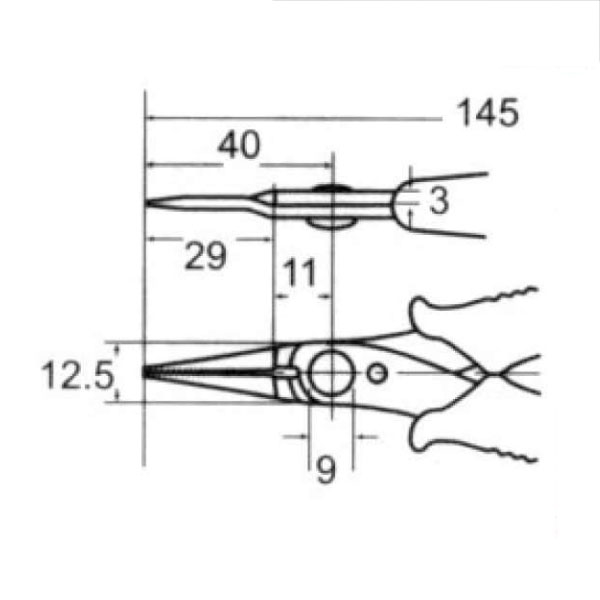 Proton Power & Light - Μυτοτσιμπιδο Μακρυ Esd Pro's kit 1PK-102-E