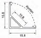 Proton Power & Light - ΚΑΠΑΚΙ ΔΙΑΦΑΝΟ ΓΙΑ ΠΡΟΦΙΛ ΑΛΟΥΜΙΝΙΟΥ ΓΩΝΙΑ 90 ...