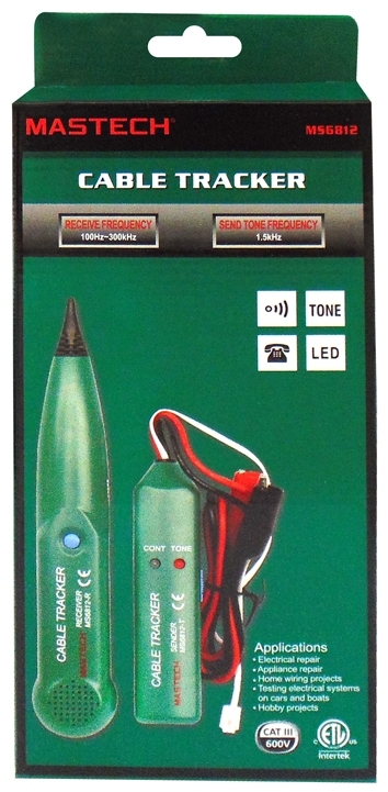 Proton Power & Light - Ανιχνευτής καλωδίων MASTECH MS6812 με γεννήτρια ...